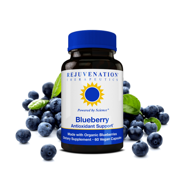 Organic Blueberry Extract 350mg, 60 Vegan Capsules, Brain Health ...